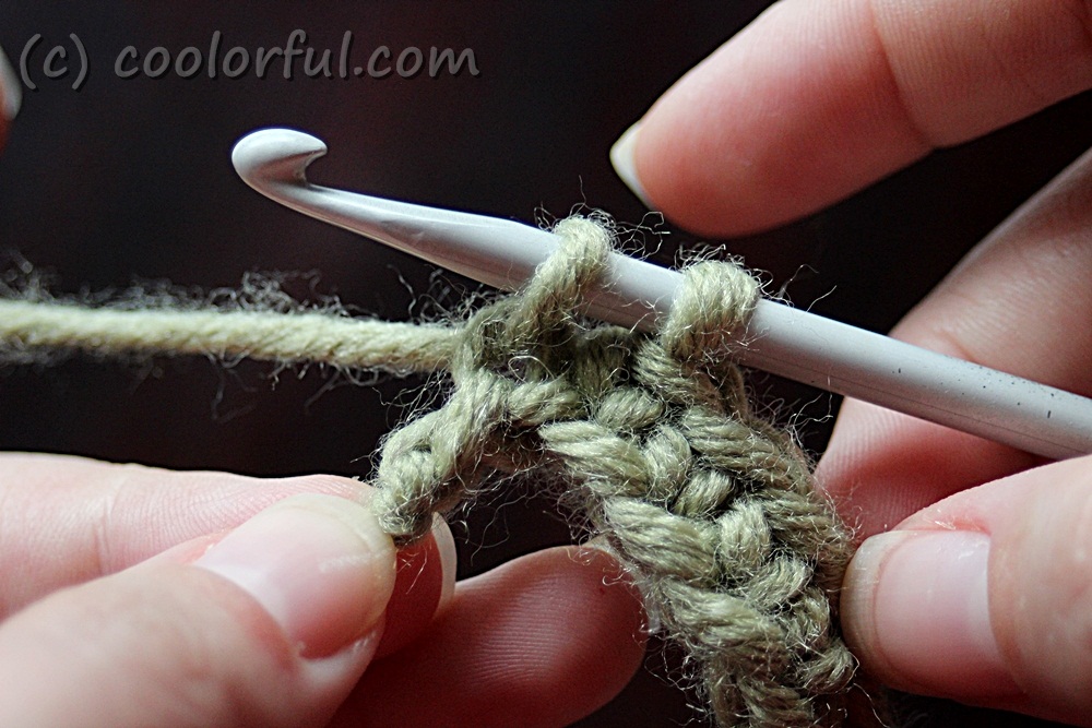 The Single Crochet Stitch Written Instructions – Coolorful.com